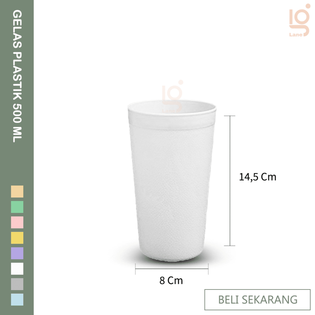 Jual 𝗟𝗮𝗻𝗲𝗹𝗼 𝗦𝗼𝘂𝘃𝗲𝗻𝗶𝗿 Gelas Plastik 500 ML Warna Pastel Ukuran 500 ml ...