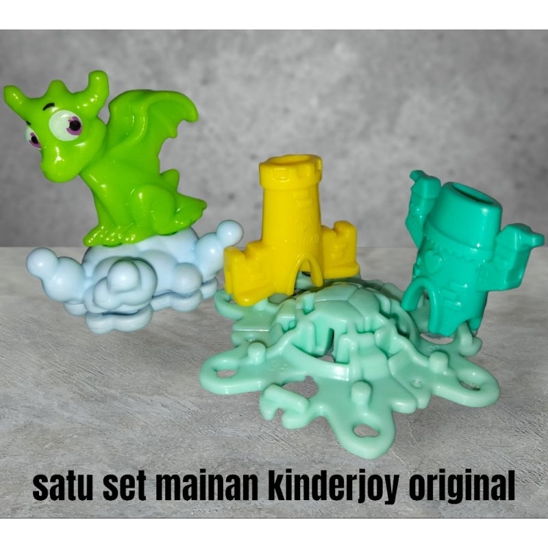 Jual Mainan kinder joy koleksi mainan figur kinder joy figur naga figur ...