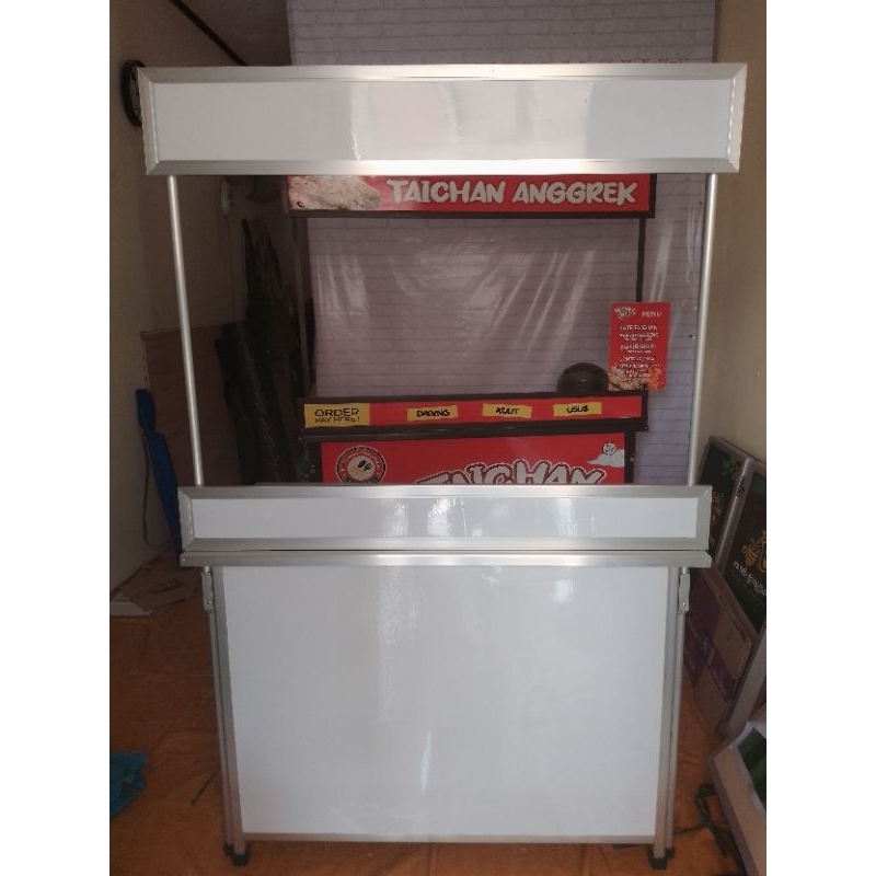 Jual Meja Lipat Es Tes Booth Portable Gerobak Lipat Jumbo Polos 120x60 ...