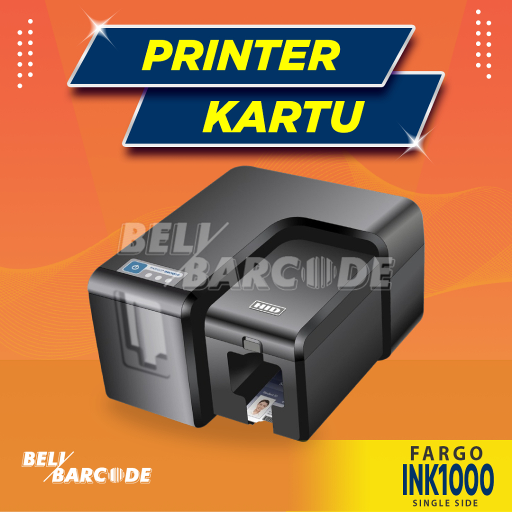 Jual Printer Kartu ID Card Fargo INK1000 Thermal Inkjet Satu Sisi INK ...