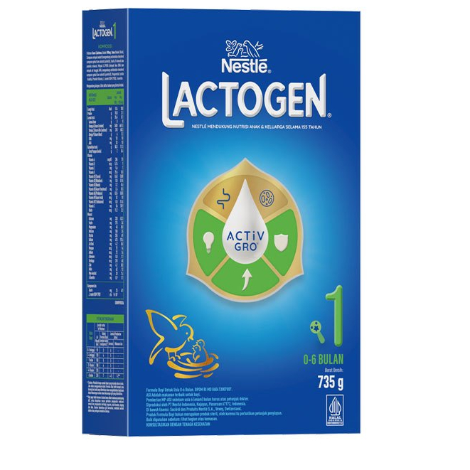 Jual LACTOGEN Pro 0-6 Bulan / lactogen pro 6-12bulan 735g | Shopee ...