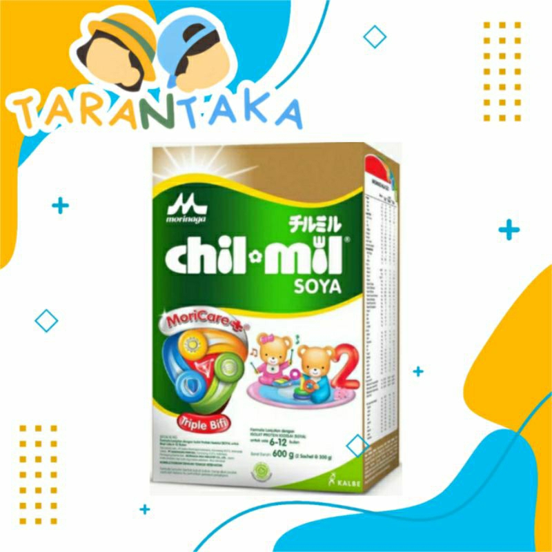 Jual Susu Morinaga Chil Mil Soya 2 Kemasan Box untuk 6 sampai 12 Bulan | Shopee Indonesia