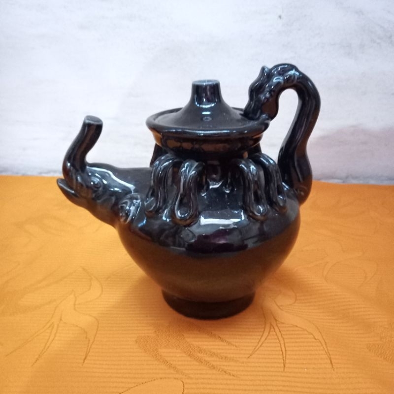 Jual Teko keramik | teapot keramik | poci keramik tinggi 18.5 cm ...