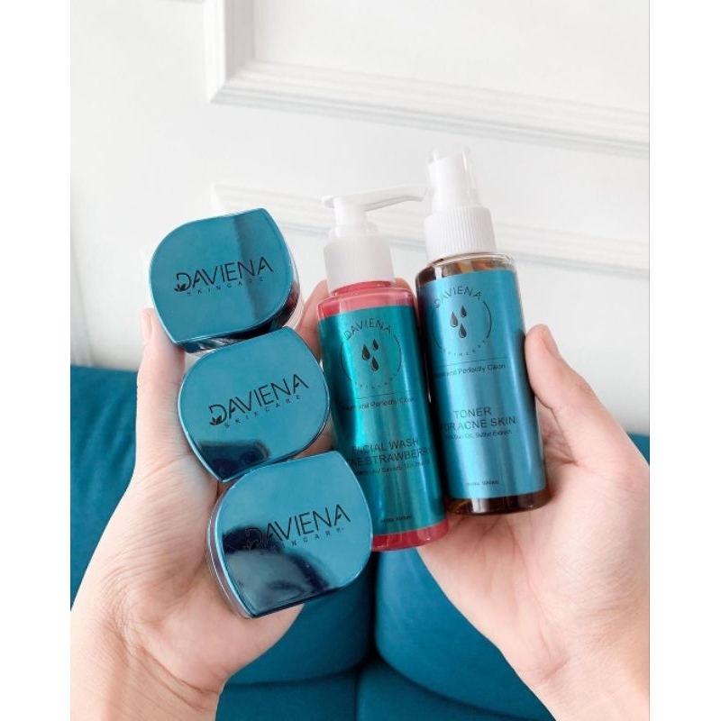 Jual DAVIENA SKINCARE ACNE SERIES | DAVINA SKINCARE | PAKET ACNE DAVINA ...