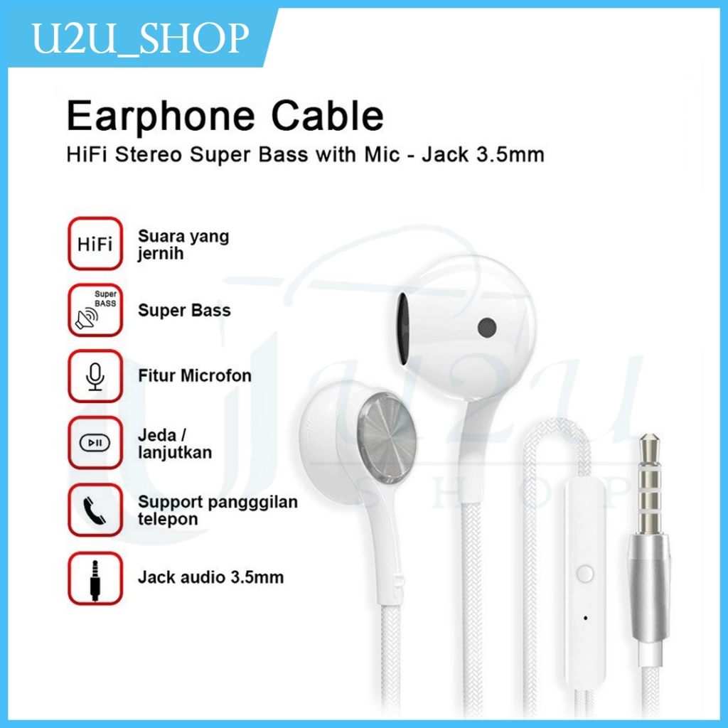 Jual Headset Yi Tai 23 Macaron - Handsfree Y23 Jack 3.5mm | Shopee Indonesia