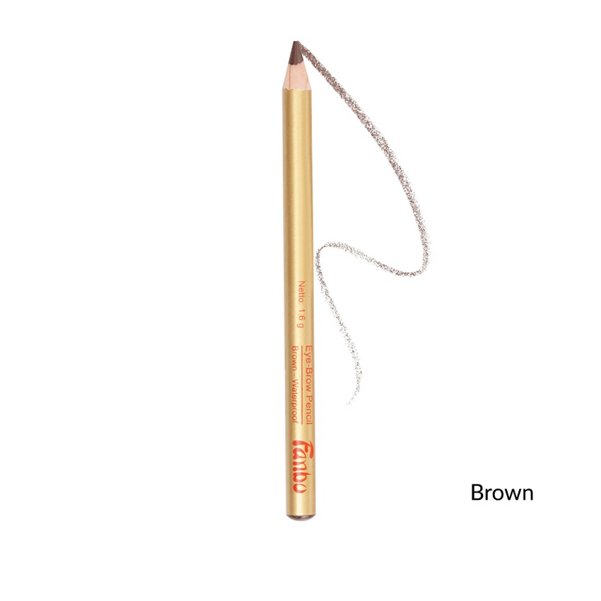 Jual FANBO EyeBrow Pencil Waterproof (Batang Merah / Gold) | Shopee ...