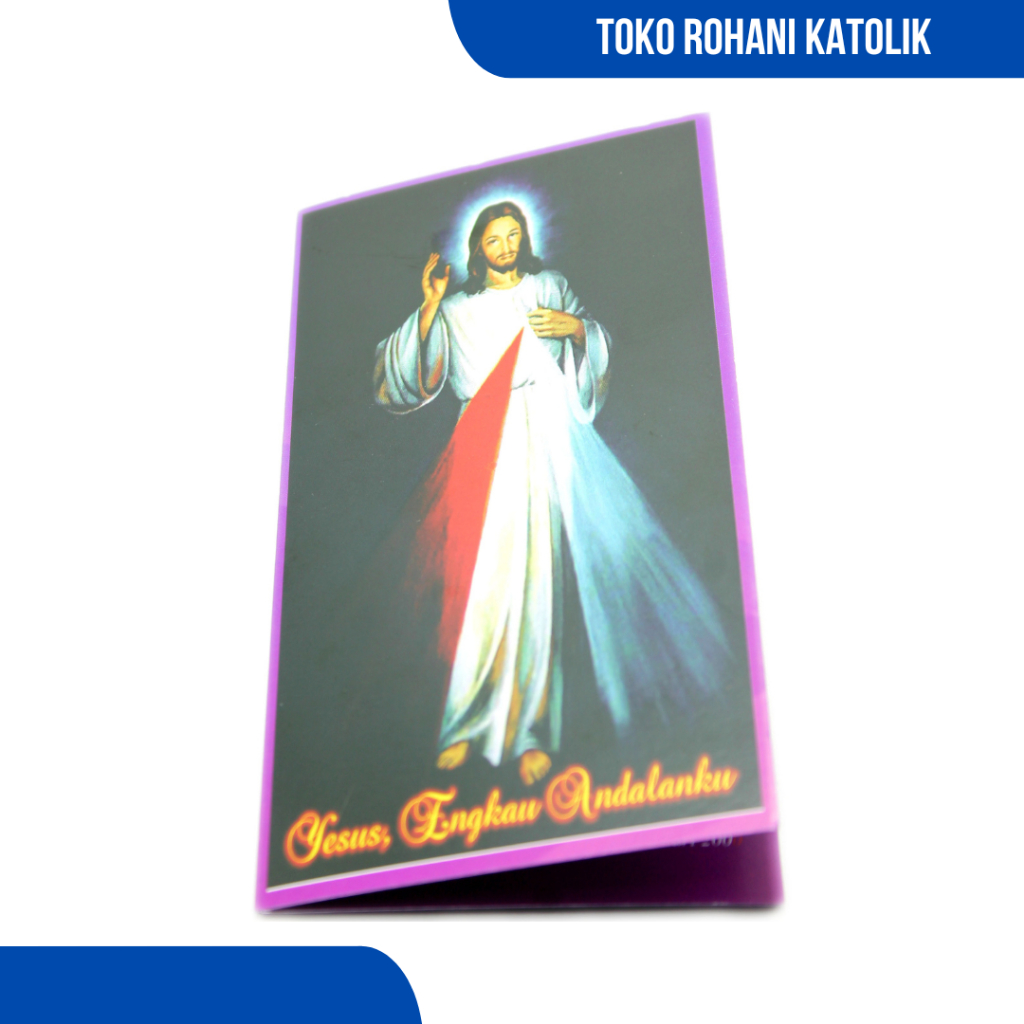 Jual LEMBAR DOA KORONKA / LEMBAR ROSARIO KERAHIMAN / LEMBAR NOVENA HATI KUDUS YESUS / LEMBAR DOA ...