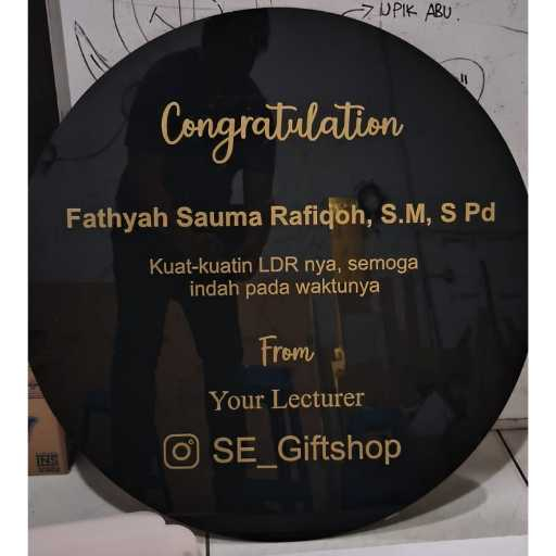 Jual Stiker / Sticker Cutting Papan Bunga Akrilik (Warna Request ...