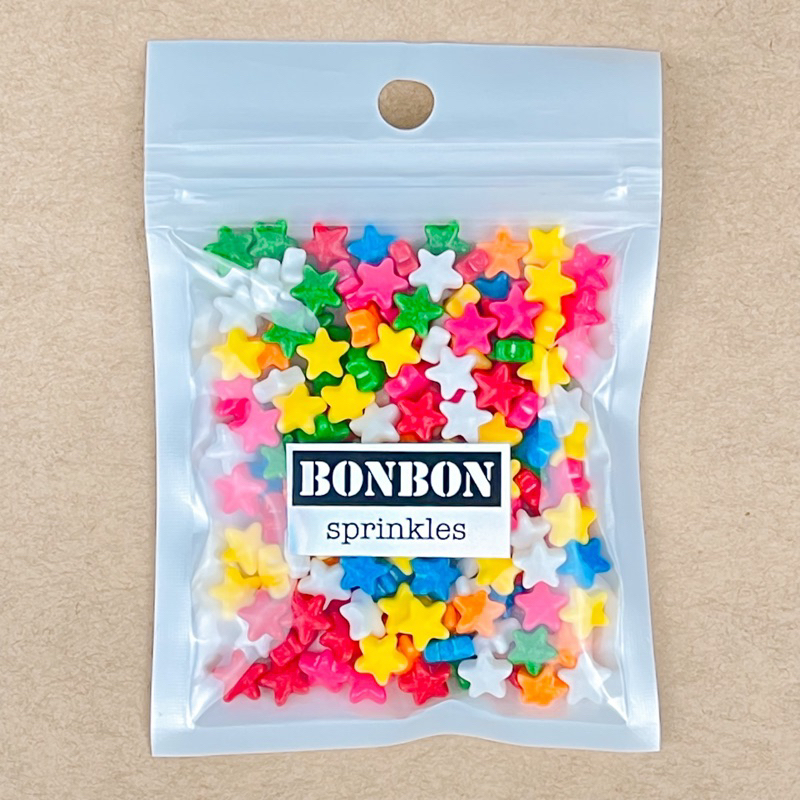 Jual Sprinkle bintang warna gold silver 20gr | Shopee Indonesia