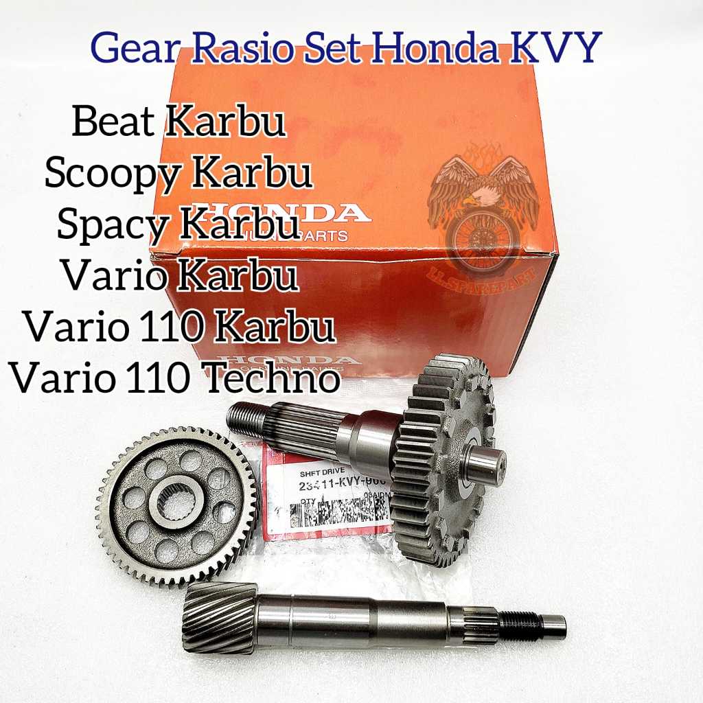 Jual Gear Rasio Set KVY Gigi Rasio Assy Original Honda Beat Scoopy ...