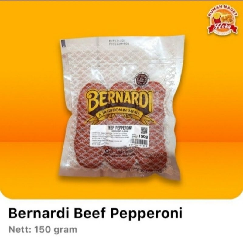 Jual Bernardi Beef Pepperoni 150 gr | Shopee Indonesia