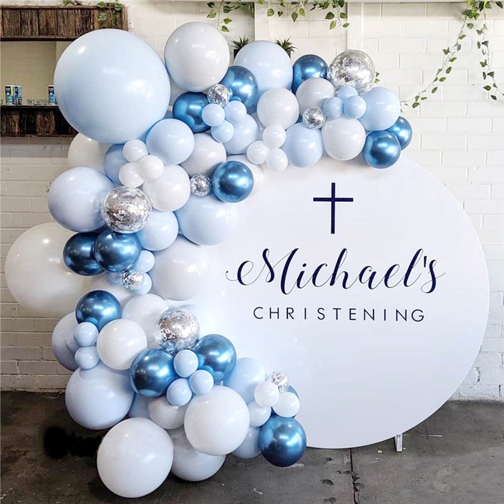 Jual 104 Pcs Biru Balon Garland Kit Untuk Perlengkapan Pesta Dekorasi ...