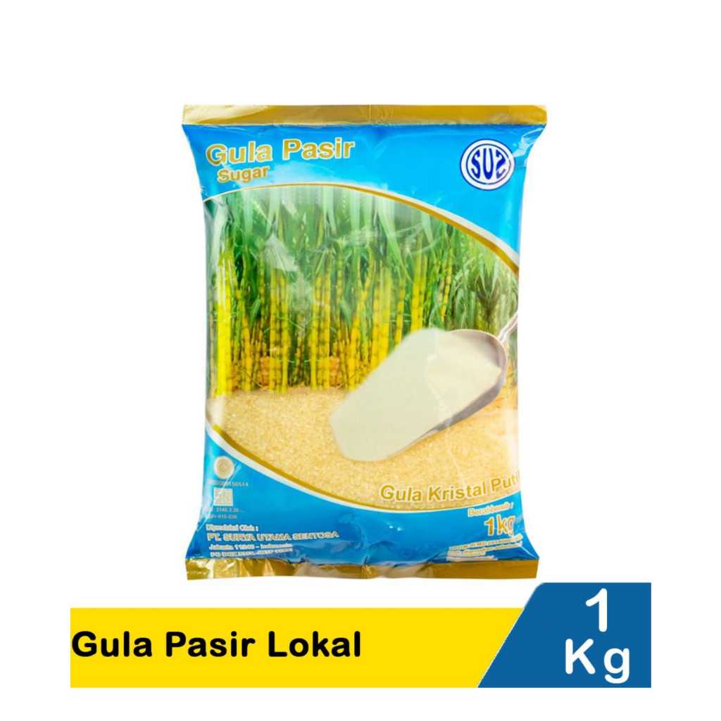 Jual SUS Gula Pasir Lokal Orginial 1Kg | Shopee Indonesia