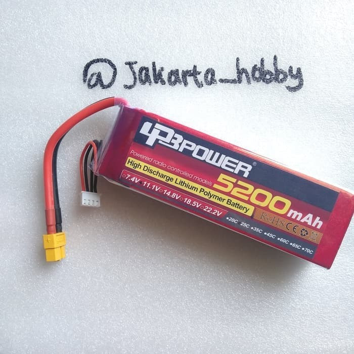 Jual Battery Batre Batrai RC Lipo LPB Nano 5200mah 3S 25C Panjang | Shopee Indonesia