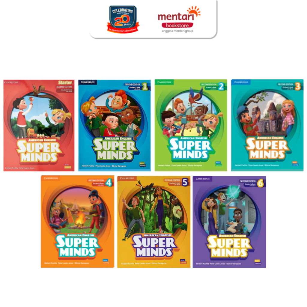 Jual Super Minds American English 2nd Edition | Buku Belajar Bahasa Inggris SD | Cambridge ...