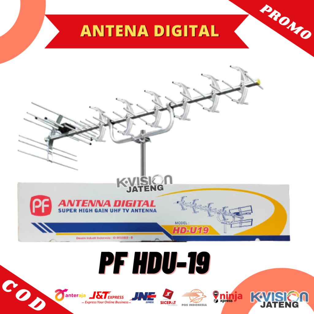 Jual Antena Digital PF HDU 19 Terbaru Awet Anti Rontok | Shopee Indonesia