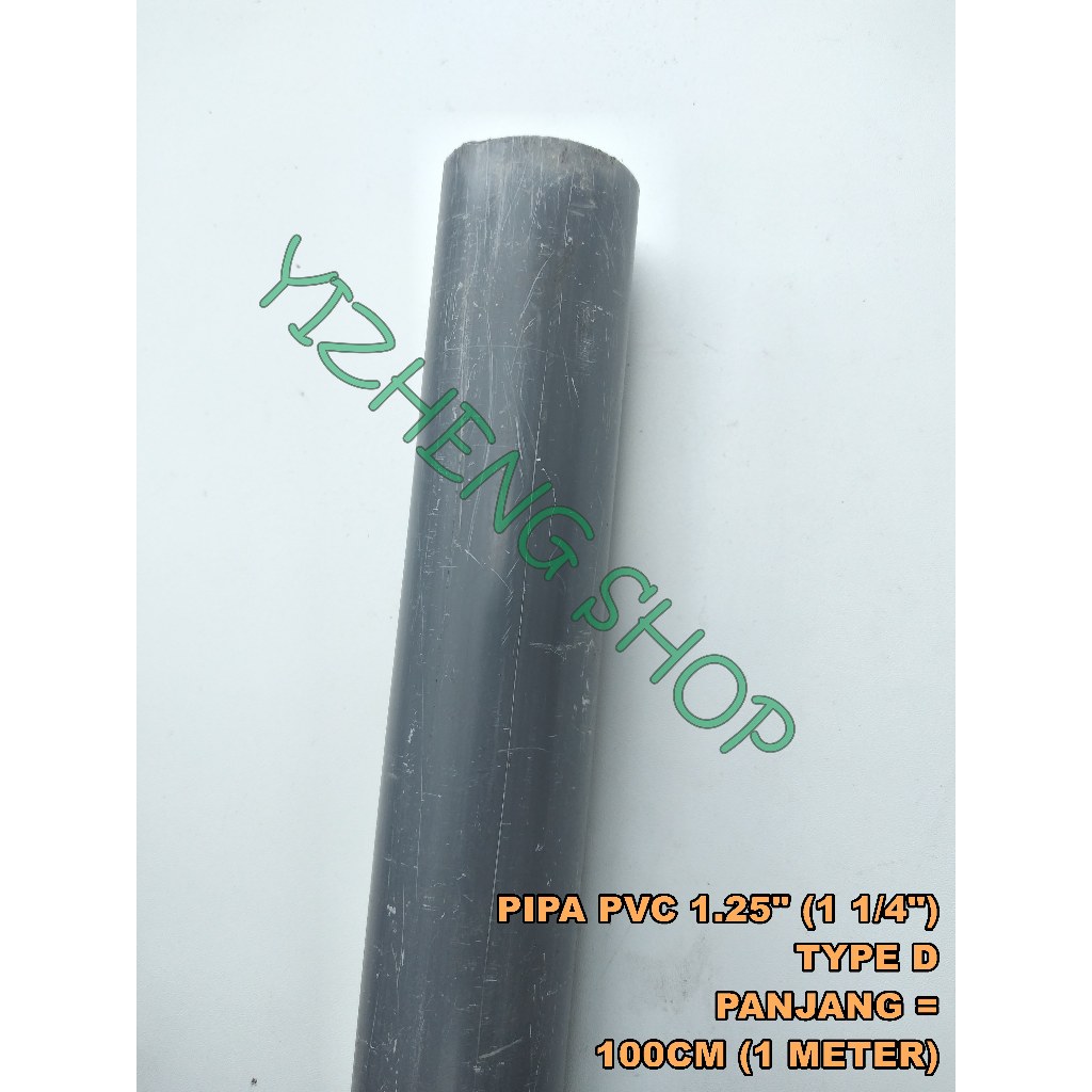 Jual PIPA PVC 1 1/4 INCH TYPE D PANJANG 1 METER | Shopee Indonesia