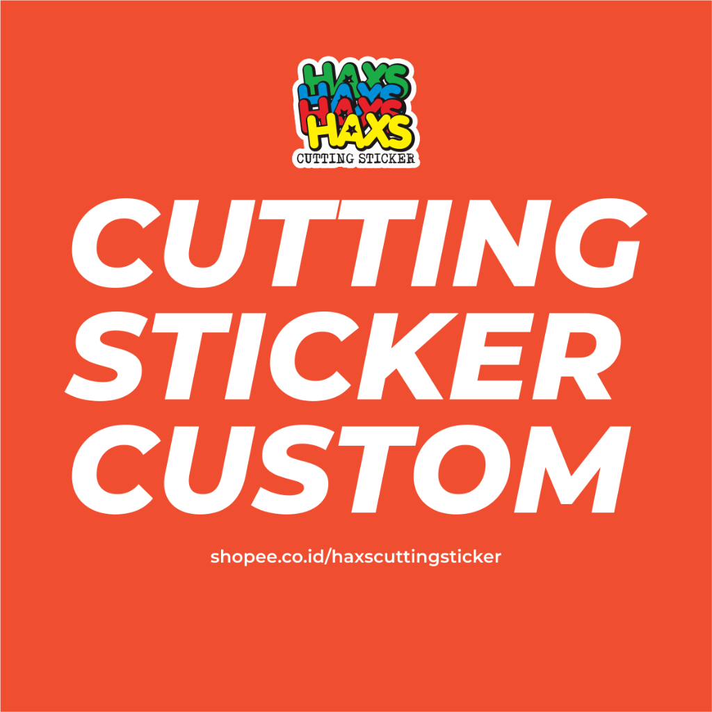 Jual Cutting Sticker Custom untuk Motor Mobil Helm Etc | Shopee Indonesia