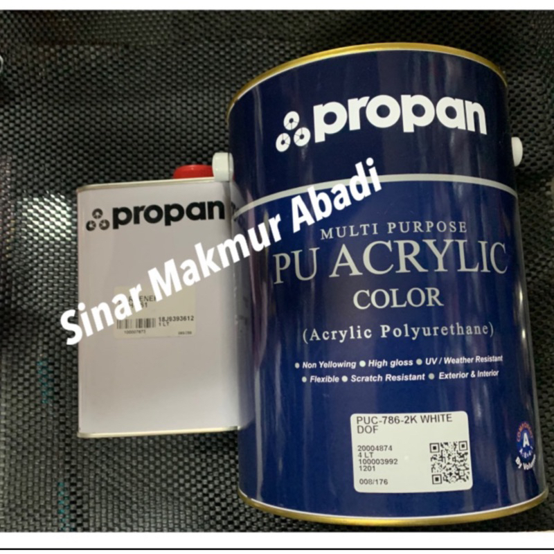Jual Propan Pu Acrylic Multipurpose Khusus Warna-Warna 5KG/SET GALON ...