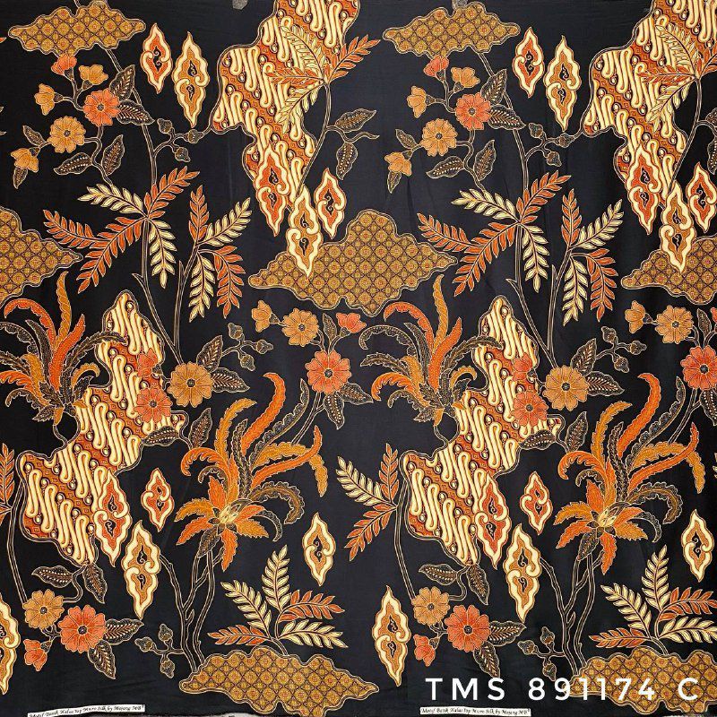 Jual Kain Batik kemeja dress sanjit segaraman Mojang MB warna Hitam by ...