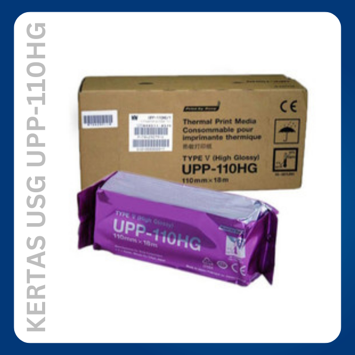 Jual Kertas USG UPP 110HG Kertas Printer Usg Sony 2D Kertas Thermal ...