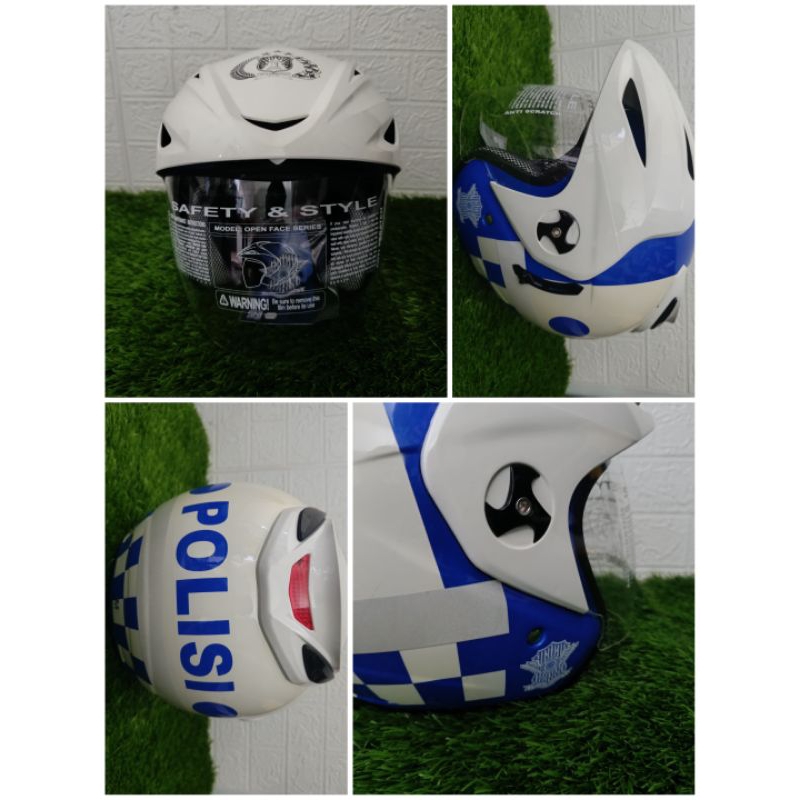 Jual Helm Polantas / Helm Lantas / Helm Polisi Lantas / Helm Jatah ...
