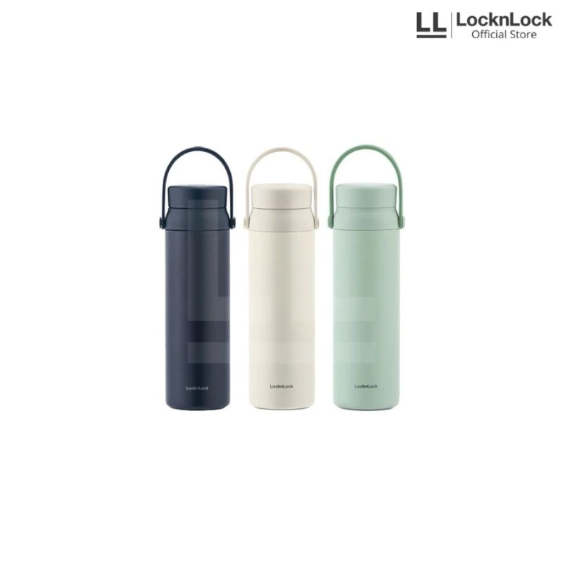 Jual LocknLock Wanna Be Screw Tumbler 450ml Carry Handle LHC4246 - Lock ...