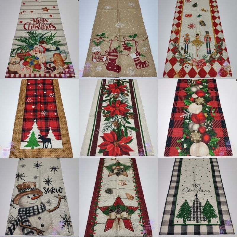 Jual Hampers Natal Kado Natal Taplak meja natal Table runner christmas ...