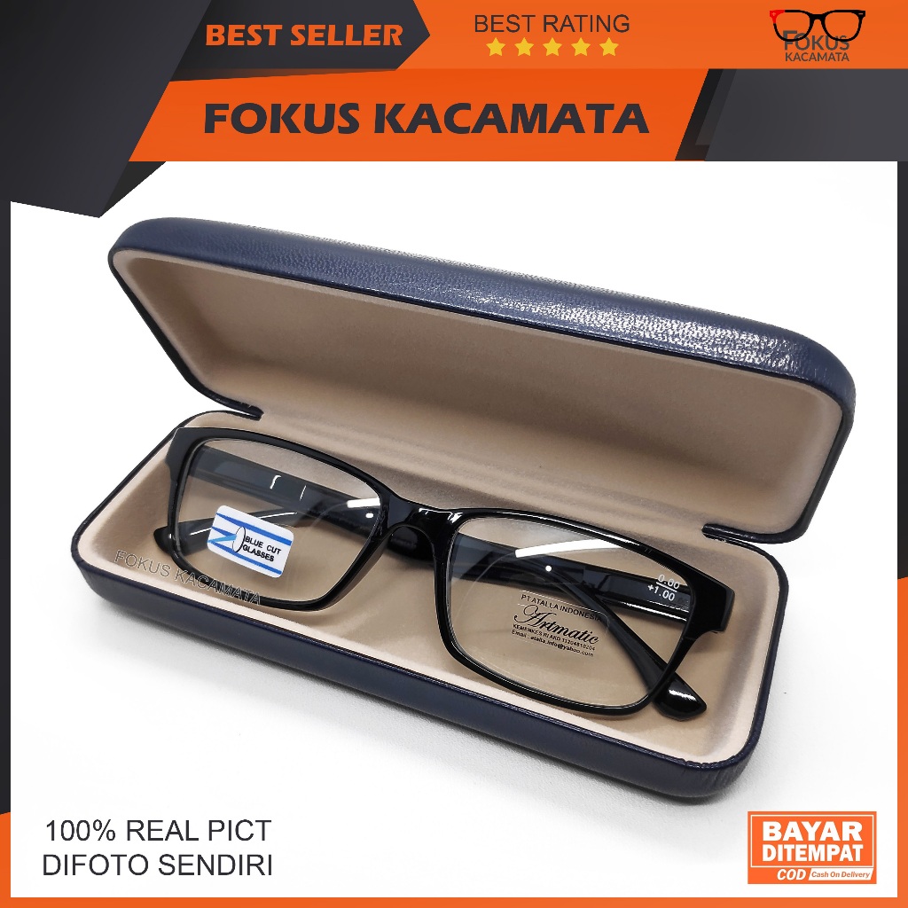 Jual OP0 kacamata PLUS 3 in 1, Sudah Ada Pernya DOUBLE FOKUS, BISA ...