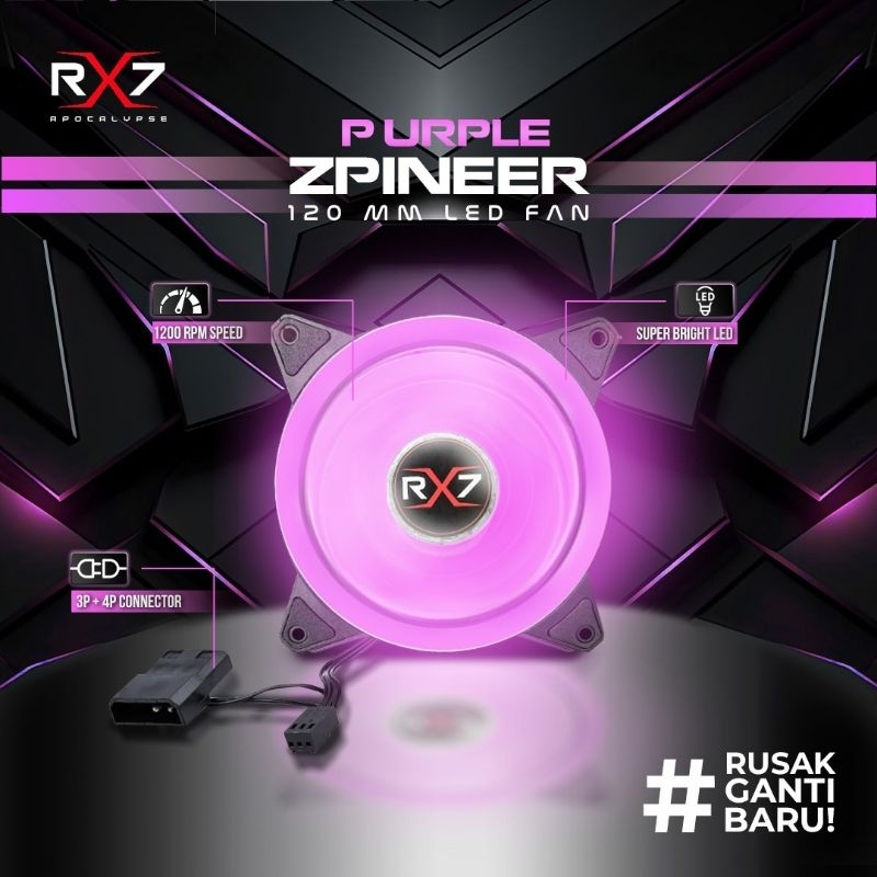 Jual FAN RGB RX7 12CM / FAN CHASING RGB / FAN CASING 12CM | Shopee ...