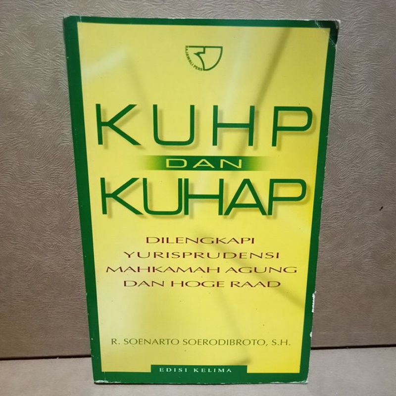 Jual Buku Original KUHP DAN KUHAP - R SOENARTO SOERODIBROTO S H | Shopee Indonesia
