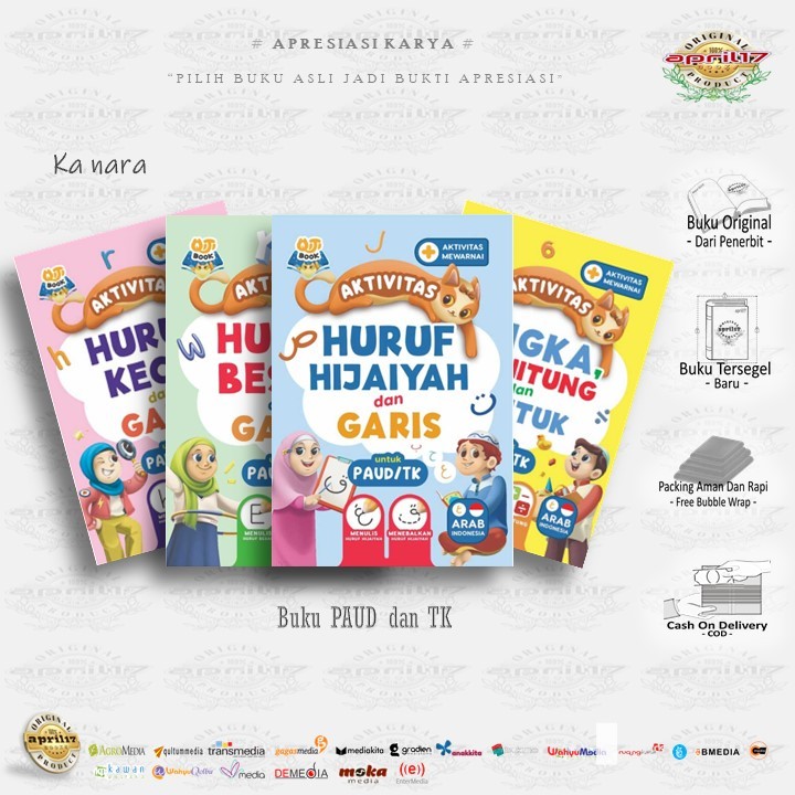 Jual BUKU ANAK PAUN / TK : QITI BOOK AKTIFITAS HURUF HIJAIYAH DAN GARIS ...