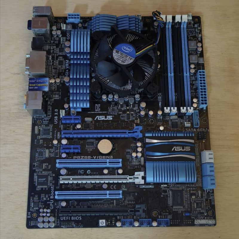 Jual PAKET CORE i7 3770 3.4ghz + MOBO ASUS Z68 ATX + FAN | Shopee Indonesia
