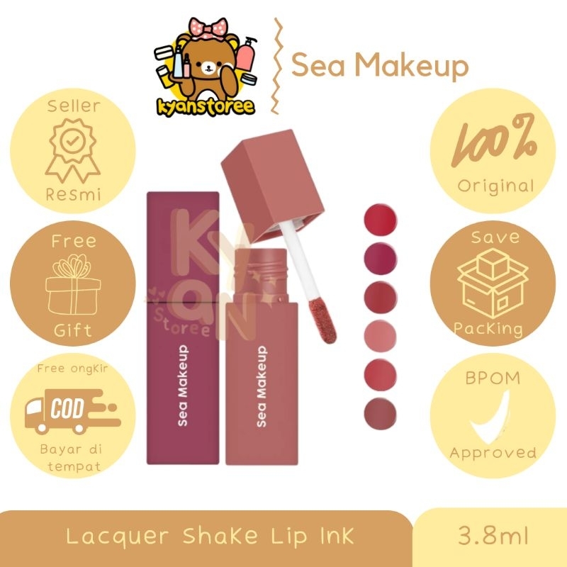 Jual SEA MAKE UP LACQUER SHAKE LIP INK | Shopee Indonesia