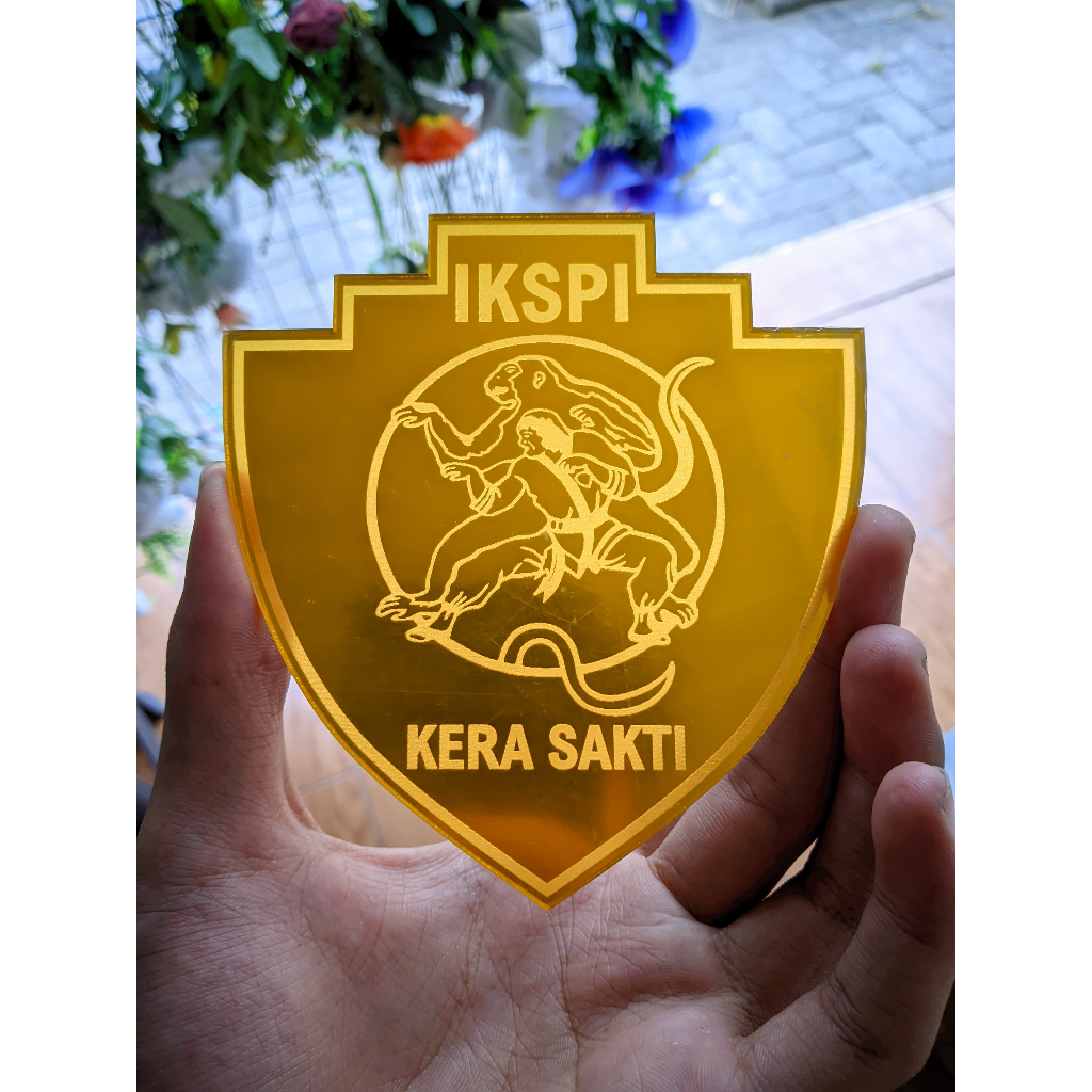 Jual Ukiran Logo IKSPI Kera Sakti / Pagar Nusa PN IPSNU/ Logo Akrilik Bahan Dekorasi Mahar ...