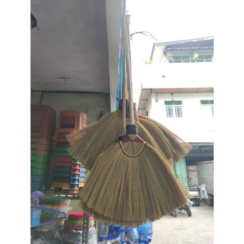 Jual SAPU LANTAI IJUK TRADISIONAL SEKAM RUMPUT PADI RAYUNG LOKAL ...