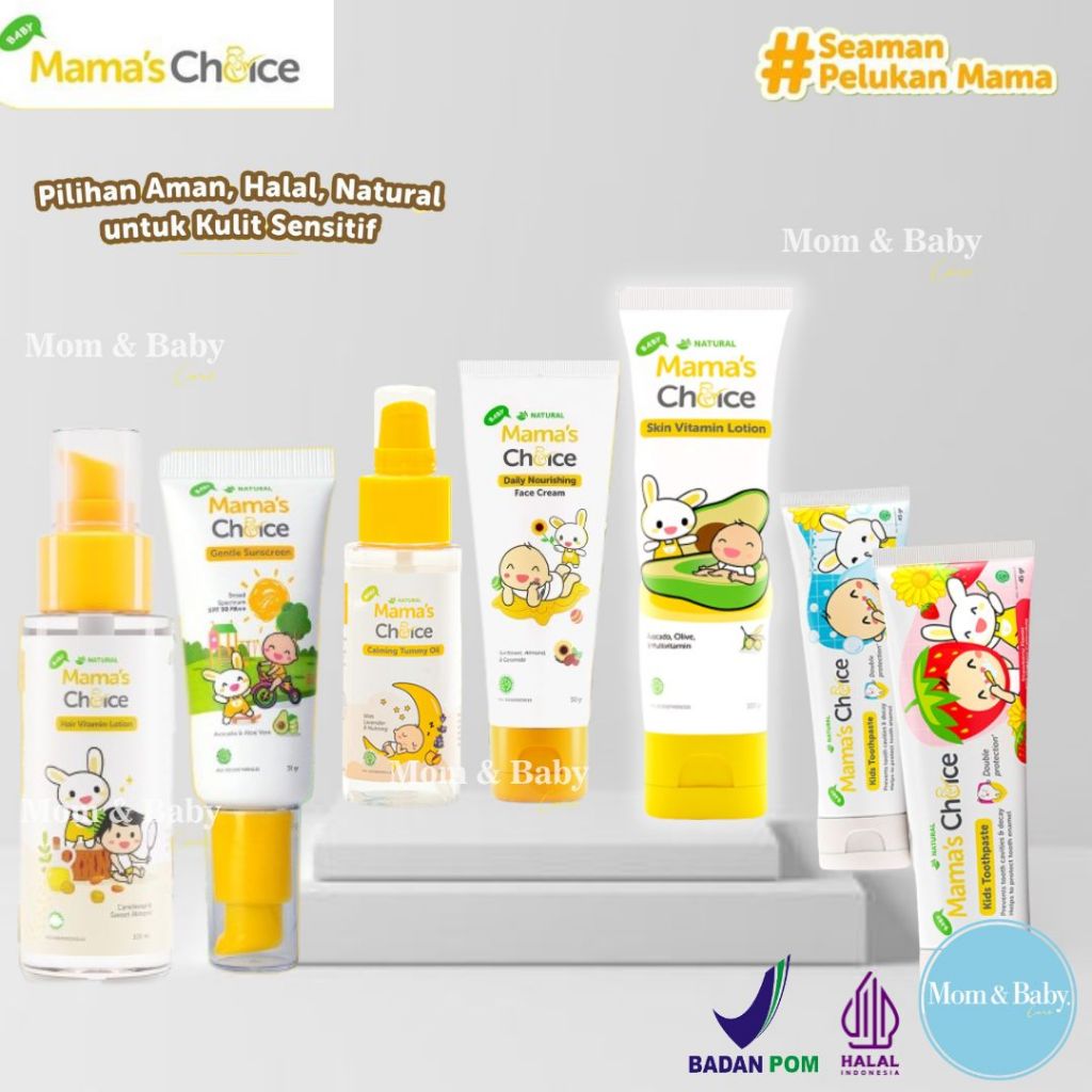 Jual Mama's Choice Natural Series Cream Wajah Bayi Mama ChoicePenumbuh ...