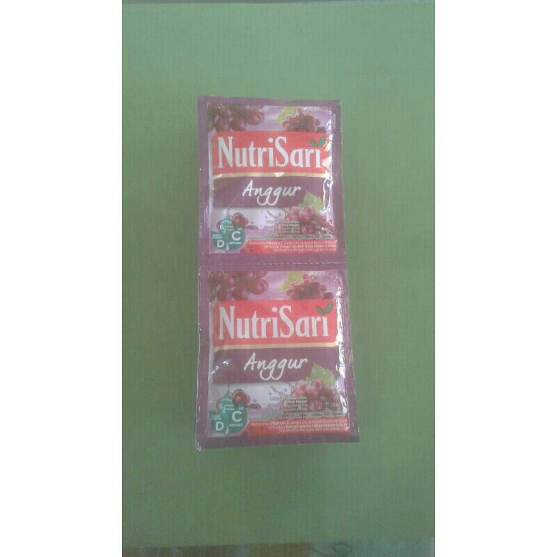 Jual Nutrisari rasa Anggur 1 Renteng Isi 10pcs | Shopee Indonesia