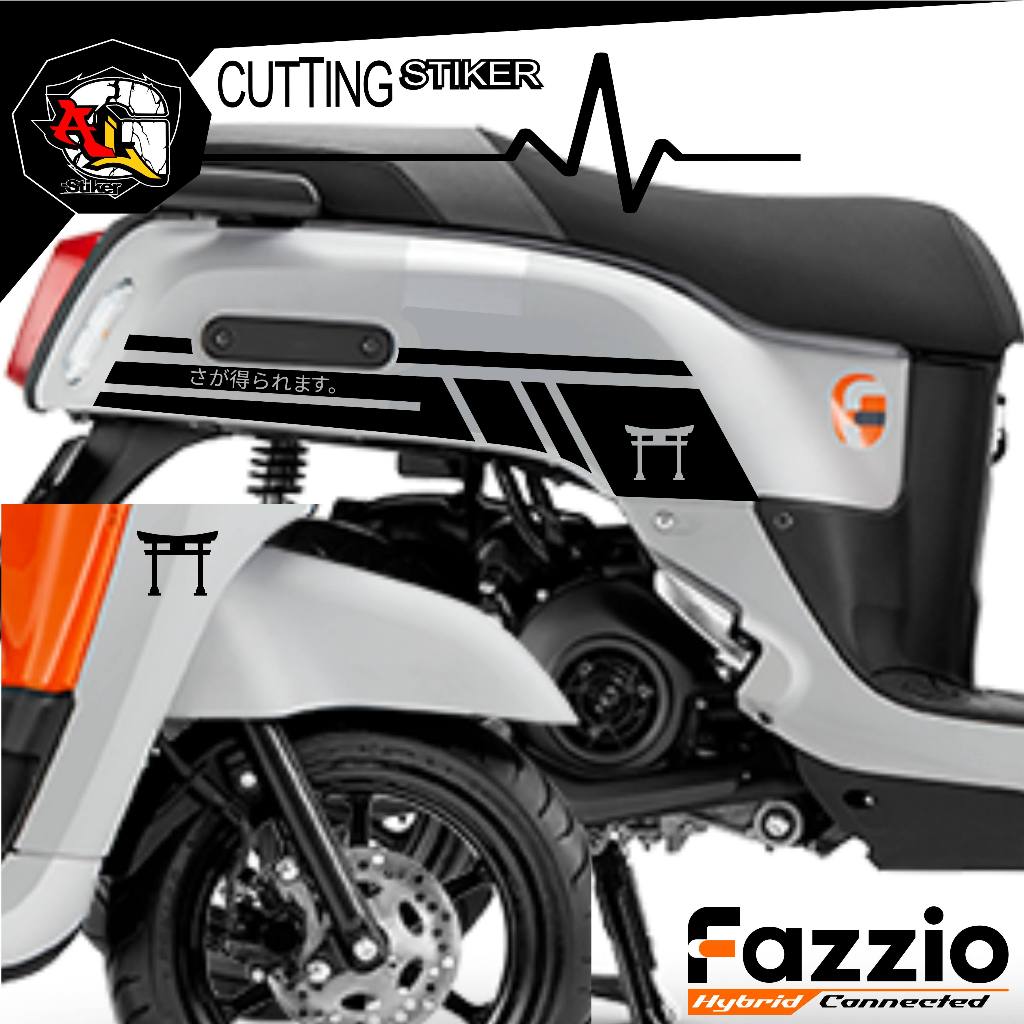 Jual STICKER CUTTING/SCF.403/STRIPING GARIS SIMPEL/STIKER LIS FAZZIO ...