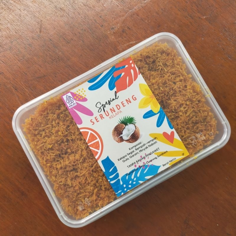 Jual Serundeng Kelapa Asli Rasa Gurih Manis Cocok untuk Lauk kemasan ...