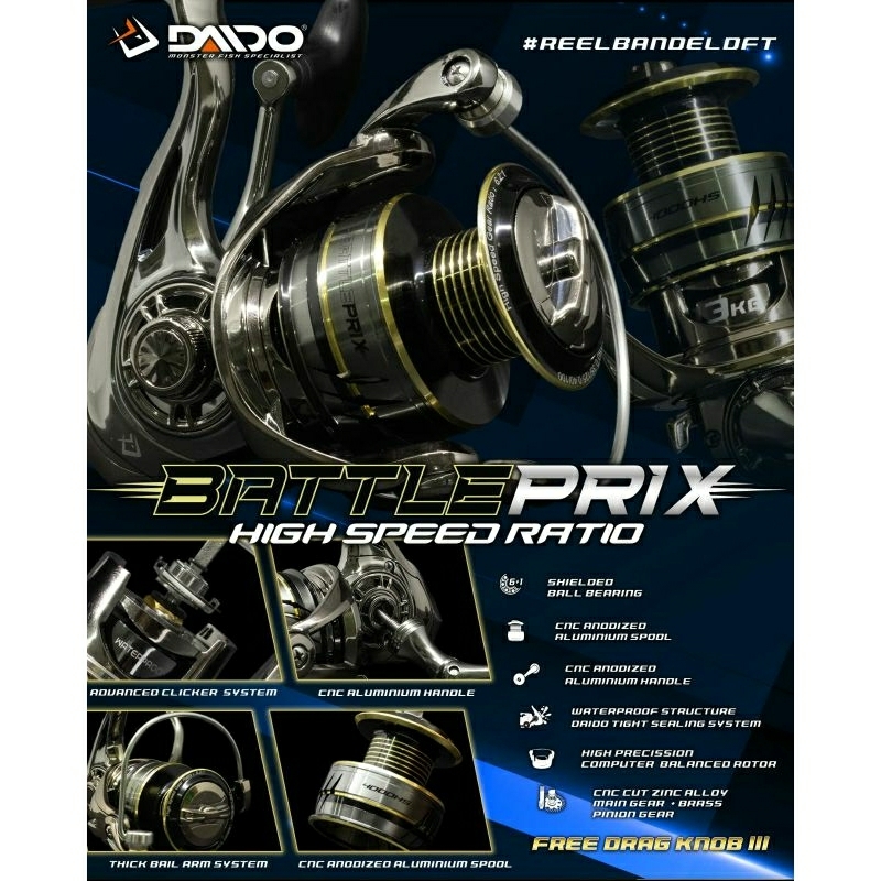 Jual Reel Pancing Daido Battleprix | Shopee Indonesia