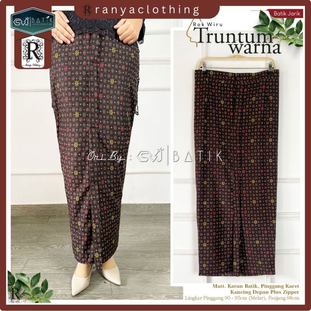 Jual ROK WIRU SPAN JARIK MOTIF BATIK SOLO SIDOMUKTI CHAKRAPANI, TRUNTUM ...