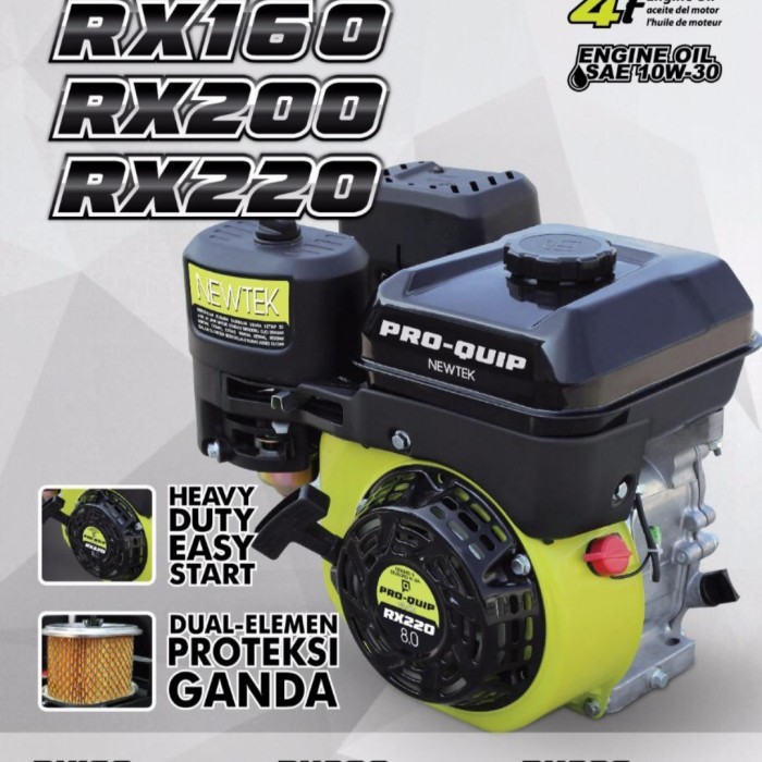 Jual RX160 MESIN ENGINE PENGGERAK SERBAGUNA RX 160 6HP PROQUIP PRO-QUIP ...