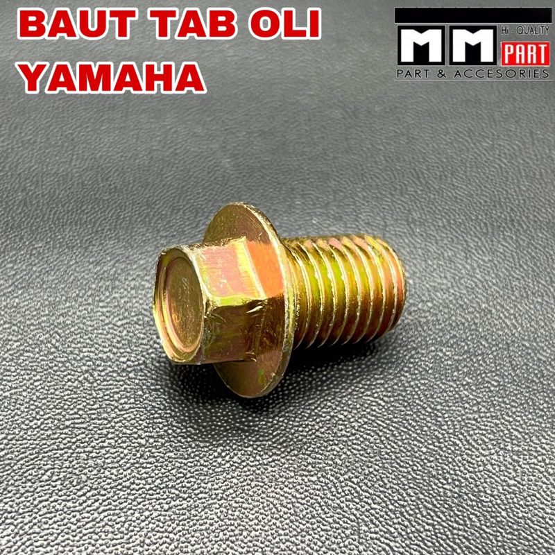 Jual Baut Tap Oli Yamaha / Baut Tap Tutup Oli Pembuangan Mesin Bawah ...