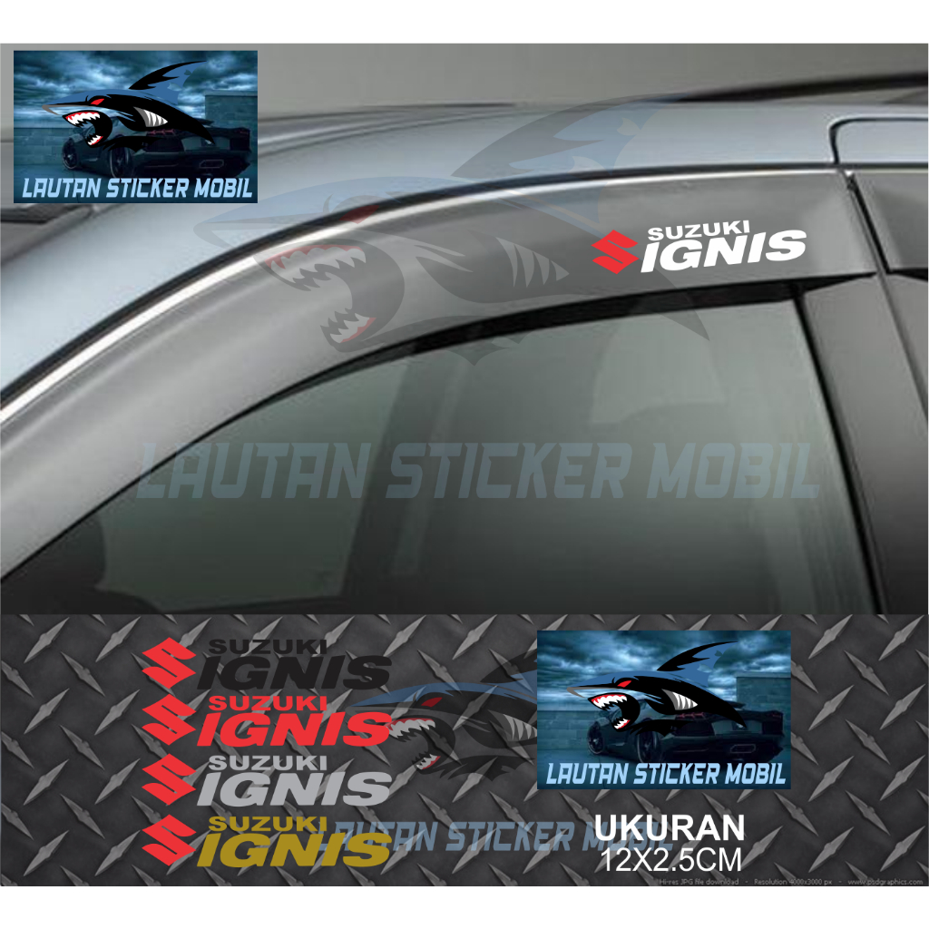 Jual stiker talang air mobil suzuki cutting sticker talang air mobil ...
