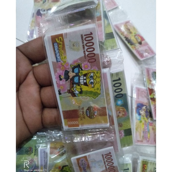 Jual Stock Banyak 1renceng isi 24 mainan uang DG mini (32x24/768lmbr ...