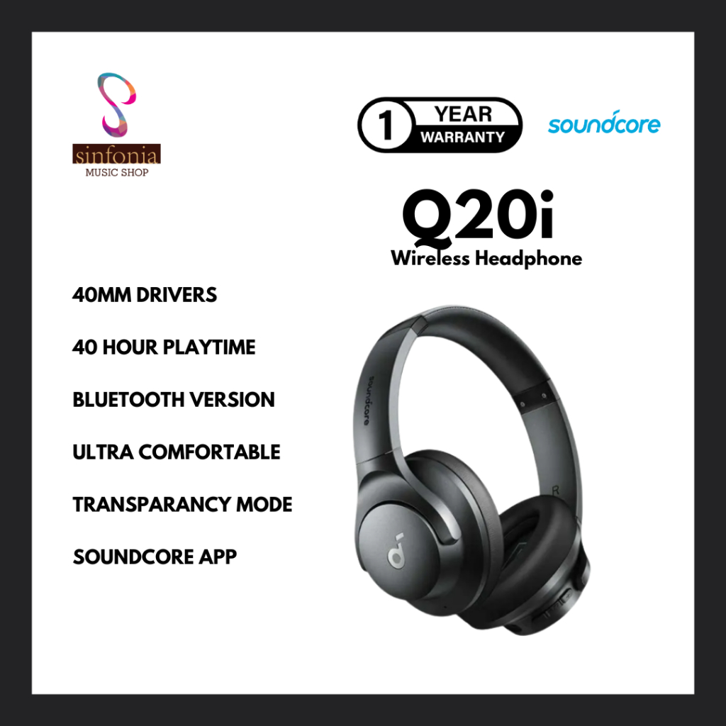 Jual NEW LAUNCH Headphone Soundcore Q20i with Hybrid ANC - A3004 ...