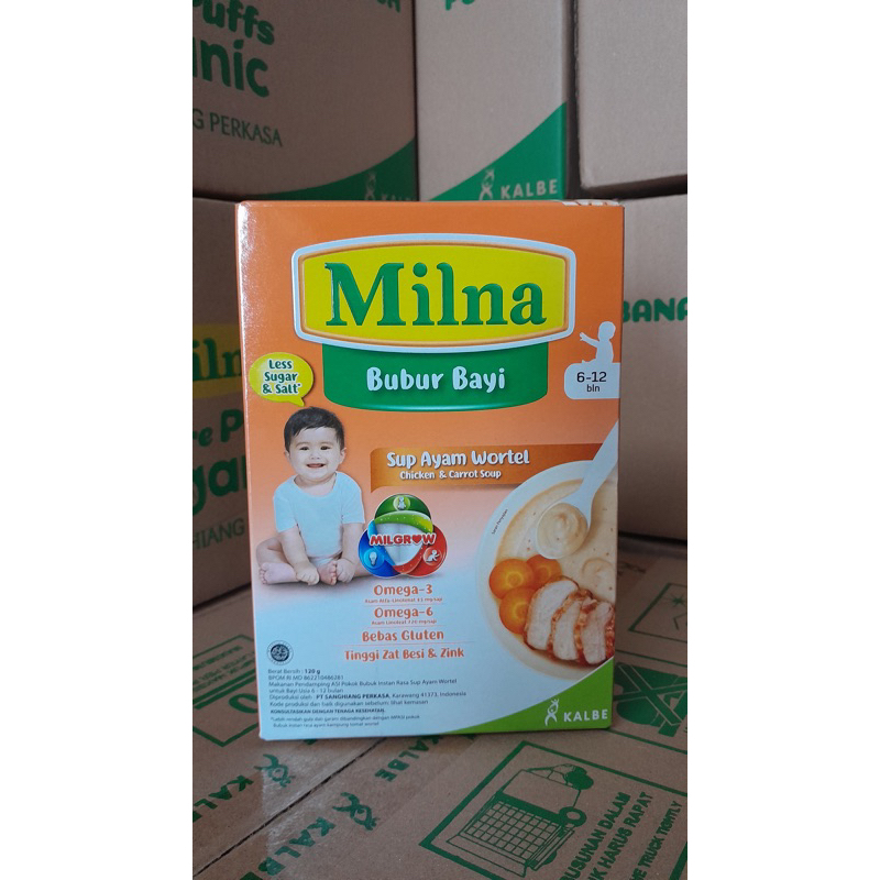 Jual MILNA BUBUR BAYI 6-12 Bulan 120Gr (BOX) | Shopee Indonesia