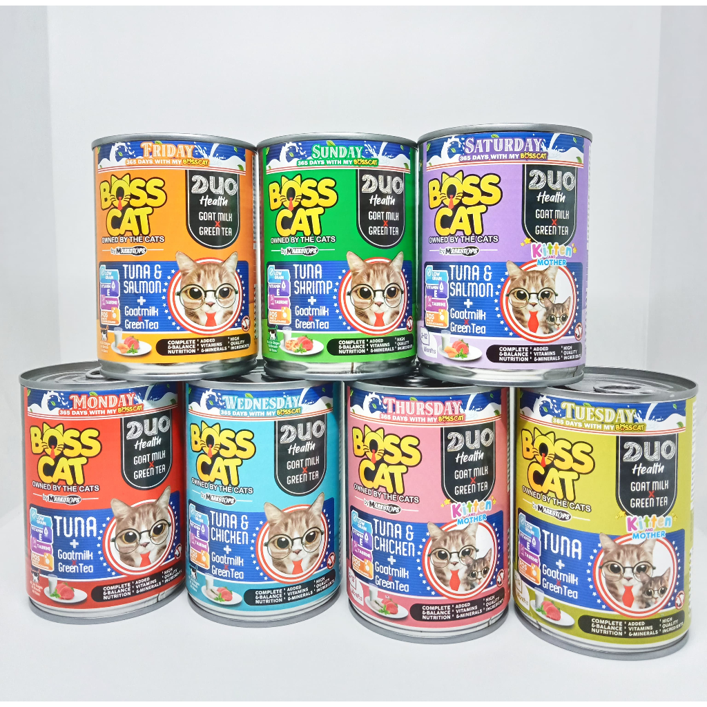 Jual BOSS CAT 380 Gr By Markotops / Makanan Hewan Kucing Kaleng Cair ...
