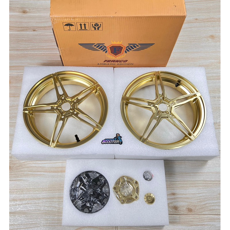Jual Rims Velg Franco Star Gold Vespa Sprint Primavera GTS LX S Ring12 ...